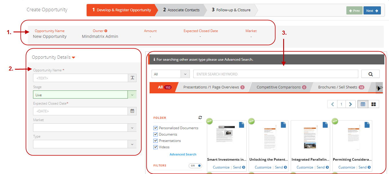 How to setup opportunity step process