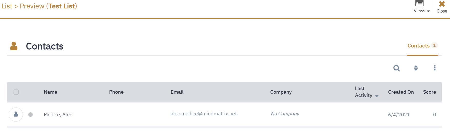 How do I create contact recipient lists?